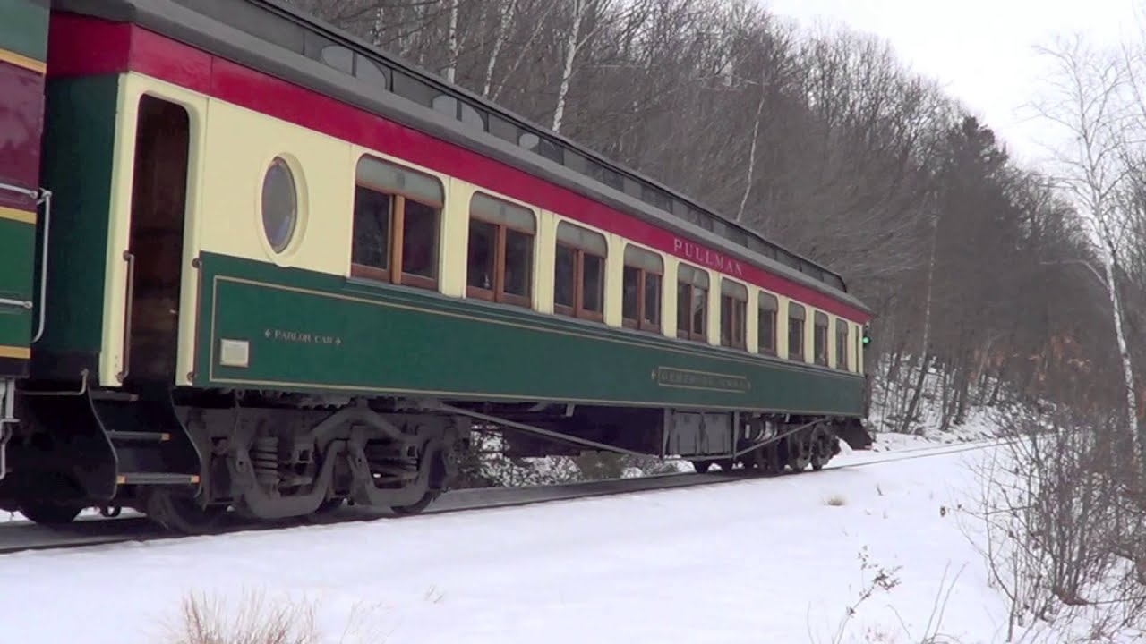HD- Conway Scenic Railroad- CN #7470 Steam In The Snow - YouTube