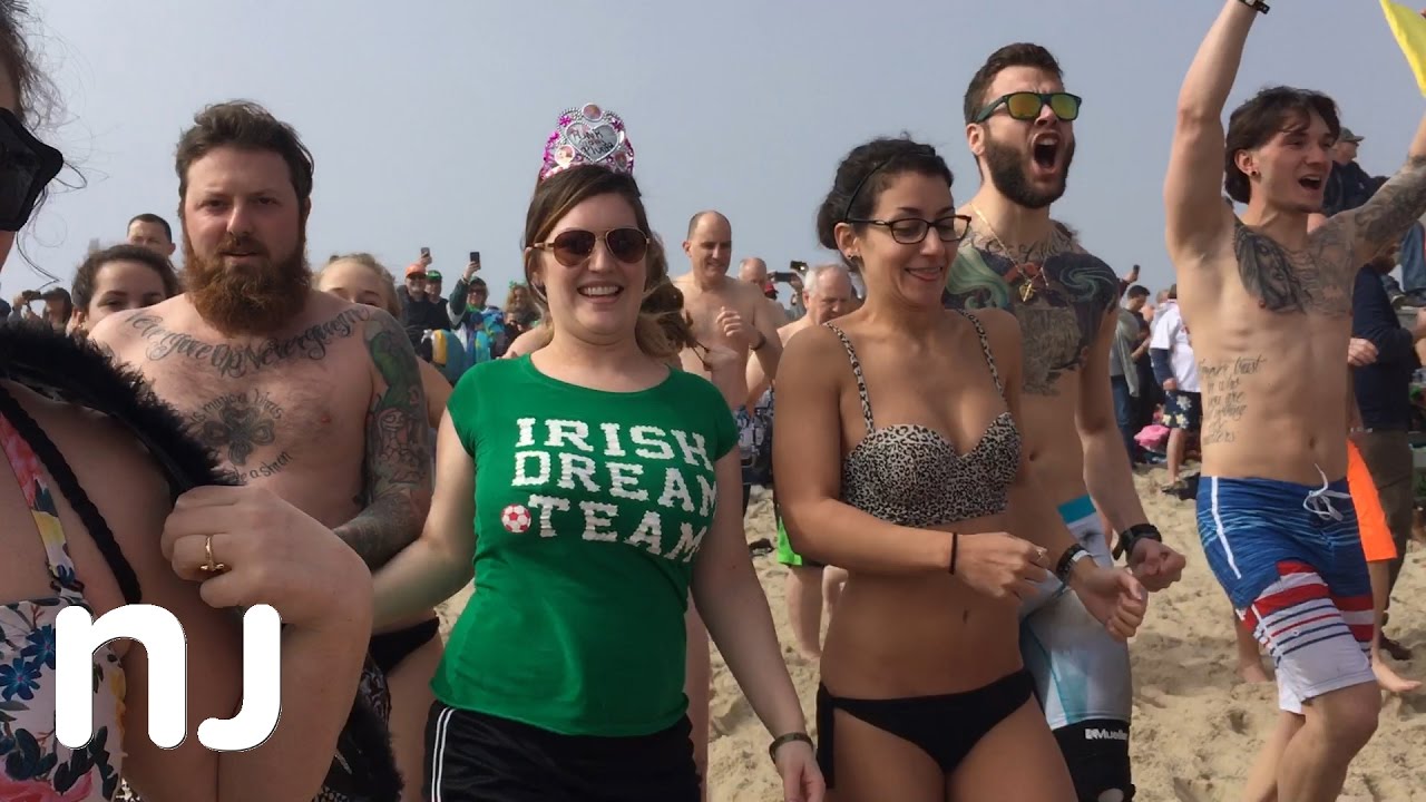 2017 Polar Bear Plunge In Seaside Heights Youtube