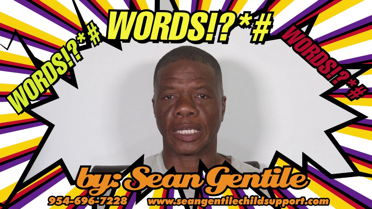 Sean Gentile Child Support: WORDS!!! - YouTube
