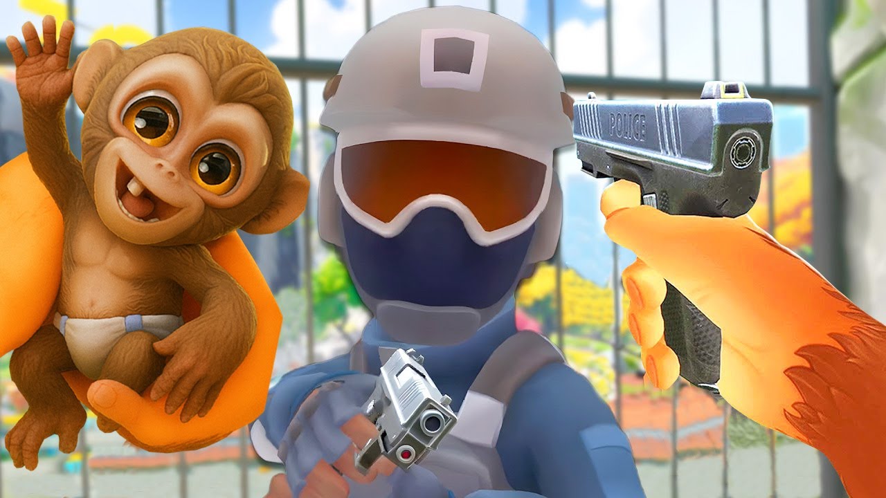 PROTECT THE BABY MONKEY AT ALL COSTS!! - I am Monkey VR - YouTube