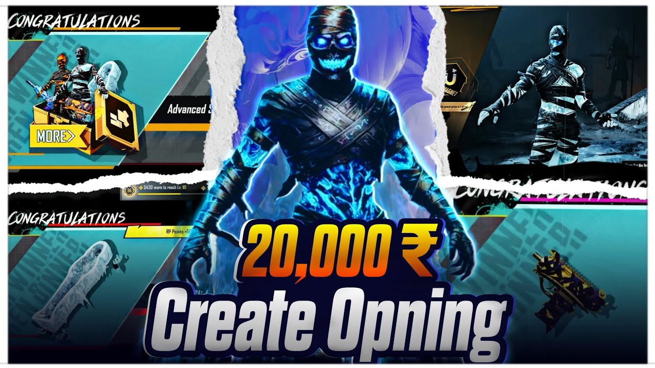 🔥 ULTIMATE MUMMY SET CREATE OPNING | 20,000 UC SPEND |🔥 MUMMY M416 FIRE ...