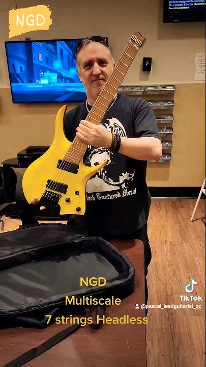 NGD .. my 7 strings multiscale headless a beast #7strings #headless #multiscale @ModernGuitarist ...