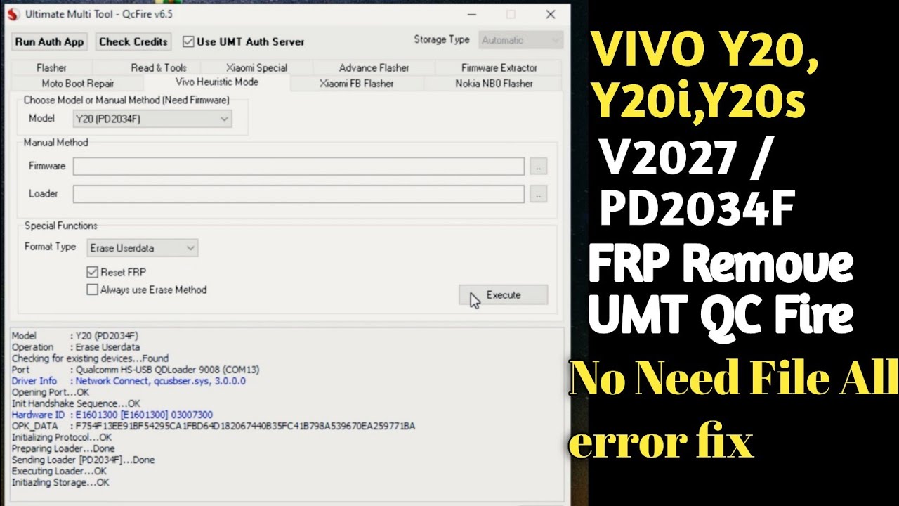 ViVO Y20 FRP Bypass | ViVO V2027 Google Account Unlock | FRP Unlock ...