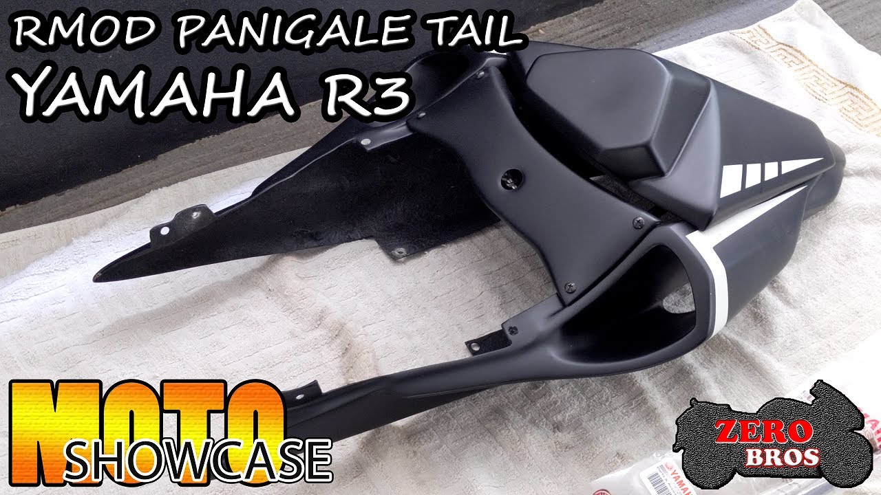 RMOD Panigale Tail for the Yamaha R3 2019 - MOTO SHOWCASE - YouTube