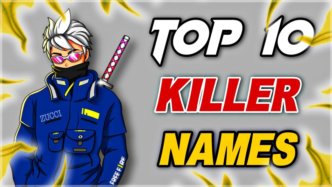 Free fire top 10 unique names ideas / new ff names / free fire cute ...