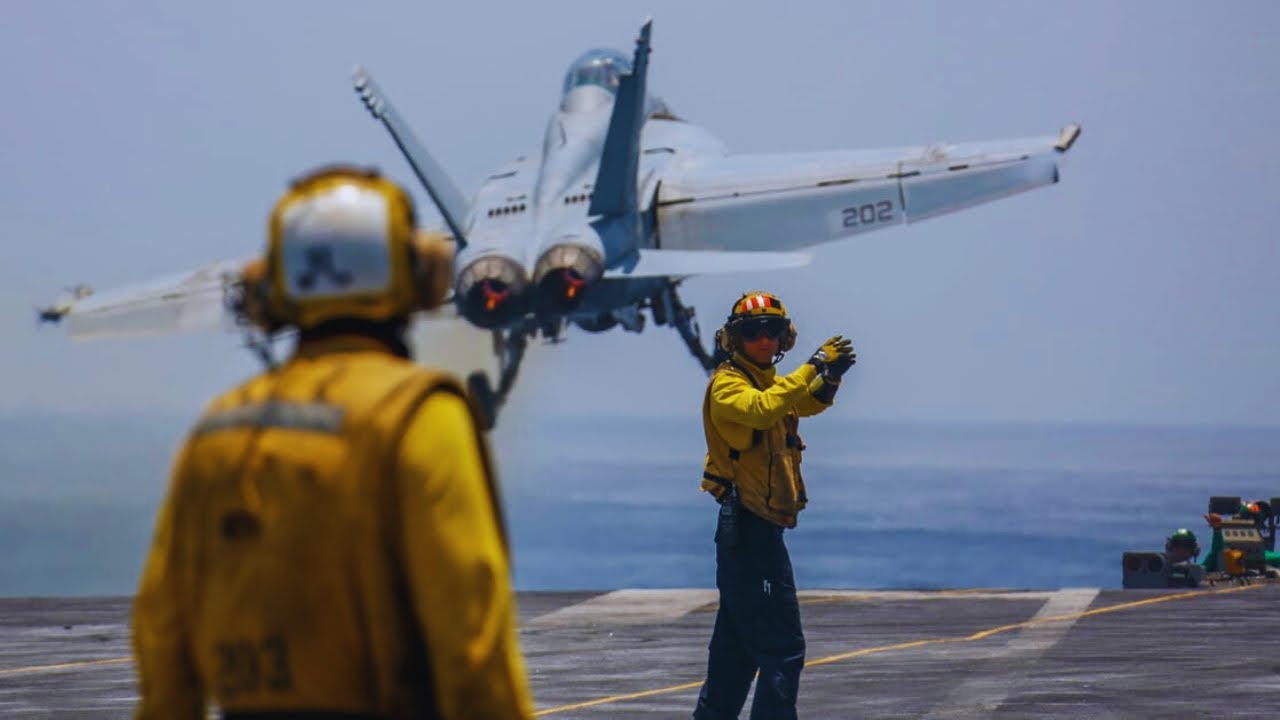 BEST OF U.S AIRCRAFT CARRIER OPERATIONS II CLOSE CALLS I NIGHT OPS I ...