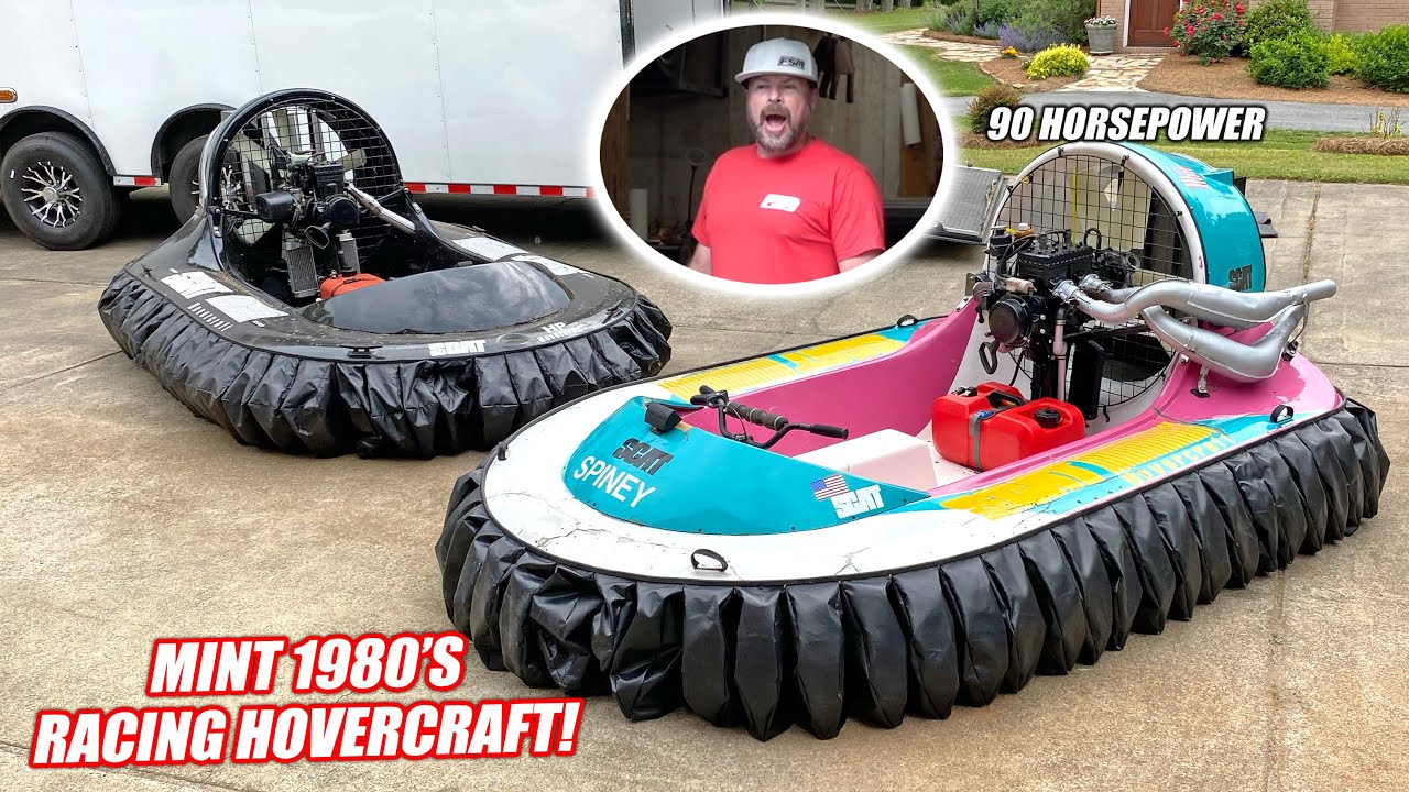 Surprising Mike Finnegan With a High Speed 1980’s Racing Hovercraft ...