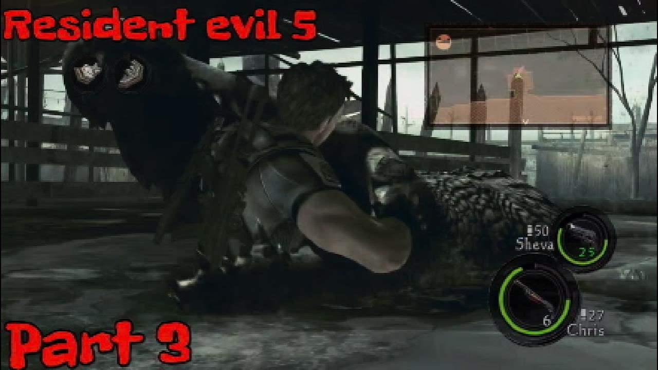 Resident evil 5 Part 3: theres alligators and zombie tribes now. - YouTube