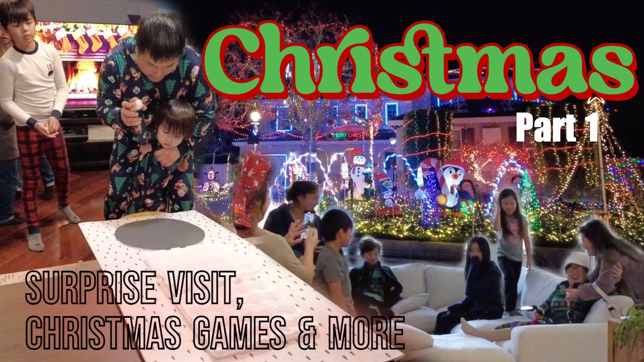 Christmas Week | Surprise Visit, Christmas Games & More - YouTube
