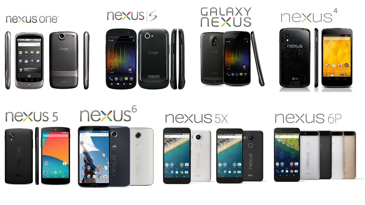 Google Nexus All Generations - YouTube