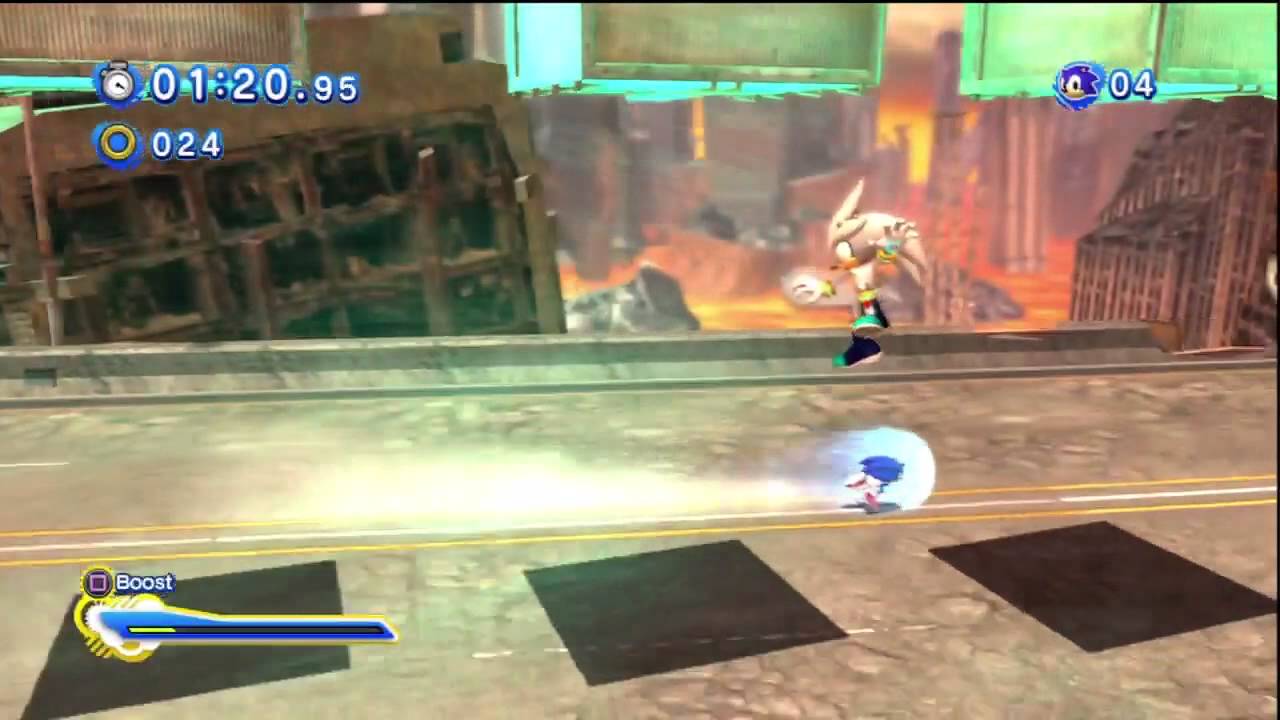 Sonic Generations - Silver Boss Battle - YouTube