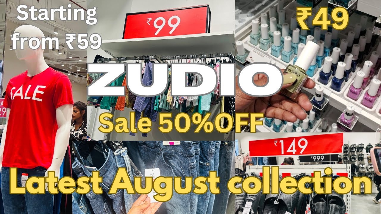 Mega sale in Zudio || August sale ||noida sec 18👆 - YouTube