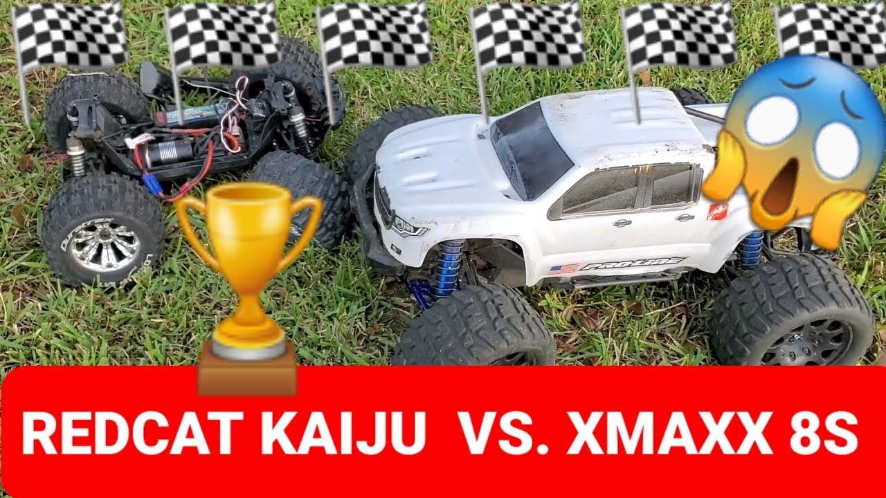 REDCAT KAIJU VS TRAXXAS XMAXX 8S EXTREME COMPETITION WHO WILL SURVIVE ...