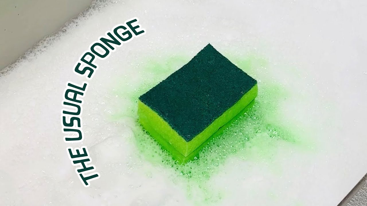 ASMR Sponge 688.The Usual Dish Sponge - YouTube