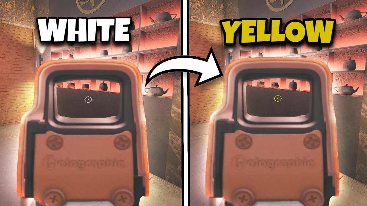 So I Tried Every Optic Color In R6.... - YouTube