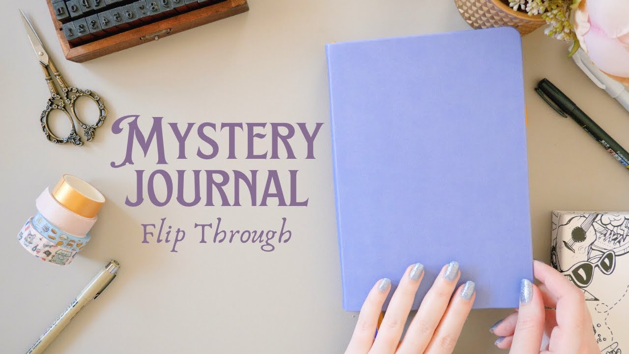 I made a bullet journal for a mystery person | Full Journal Flip ...