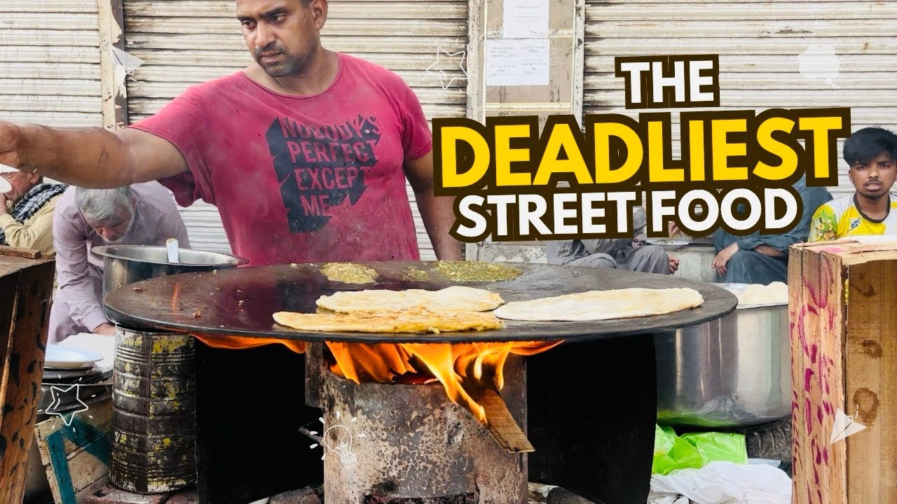 Deadliest Street Food of Pakistan | Most Delicious Parathay - YouTube