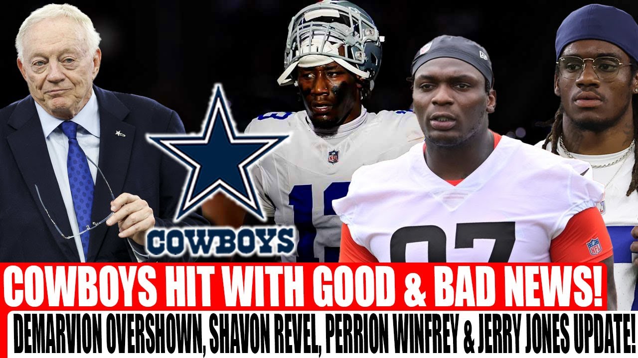 Cowboys Get GOOD & BAD News On DeMarvion Overshown, Shavon Revel ...