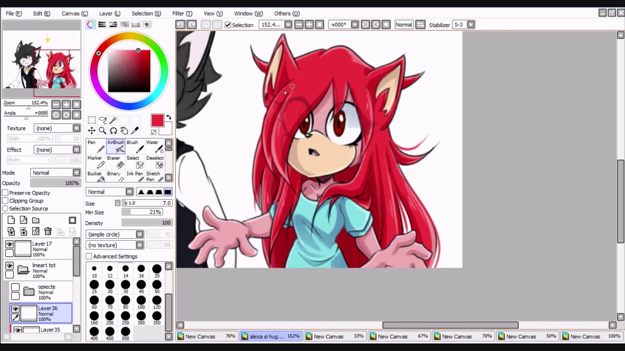 Sonic x Recolor: Sonic and Cris to Alexa and Hugo - YouTube