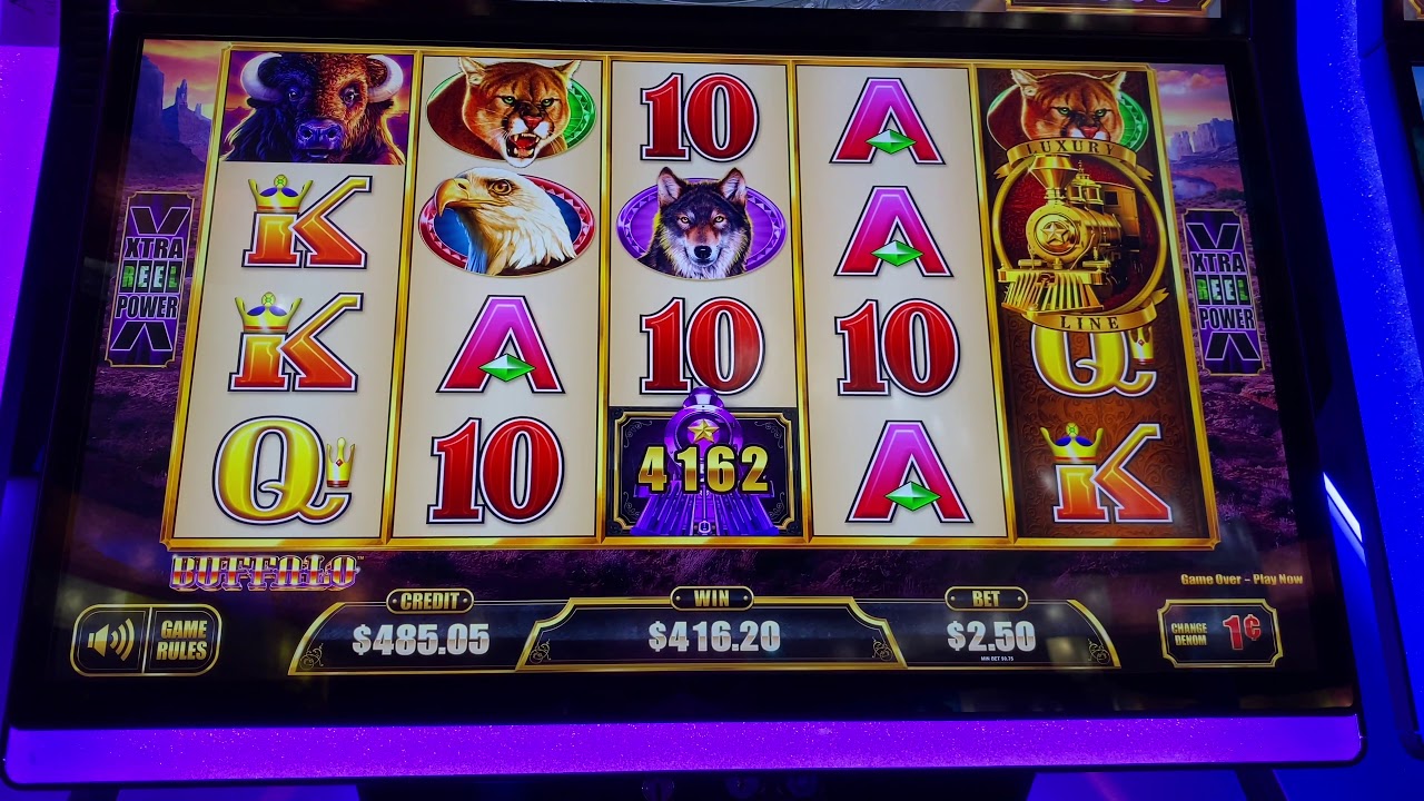 Buffalo Luxury Line Big Win Bonus - YouTube