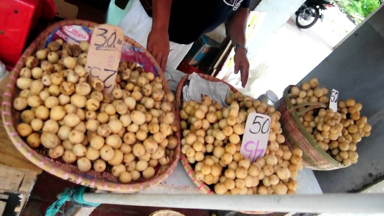Lanzones fruitstand - YouTube