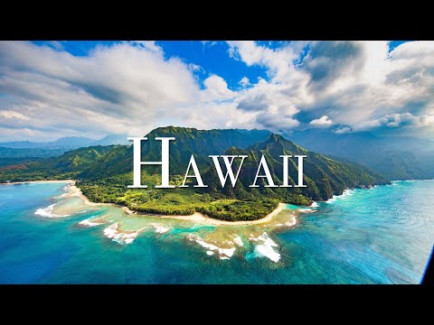 Hawaii 4k - Meditasyon Müziği, Derin Uyku, Rahatlatıcı Müzik, Okyanus Sesi ile Manzaralı