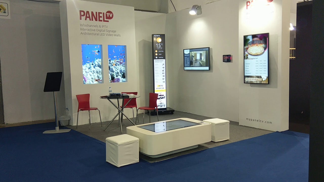 Panel TV Booth @ 100% Hotel Show 2017 - YouTube