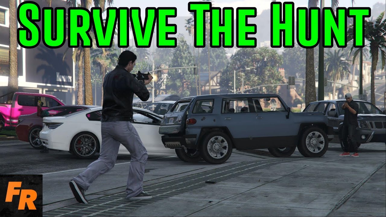Gta 5 Challenge - Survive The Hunt #36 - Sea Plane Escape - YouTube