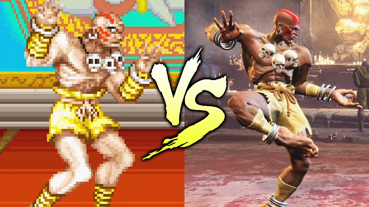 SF2 vs SF6 Dhalsim - YouTube