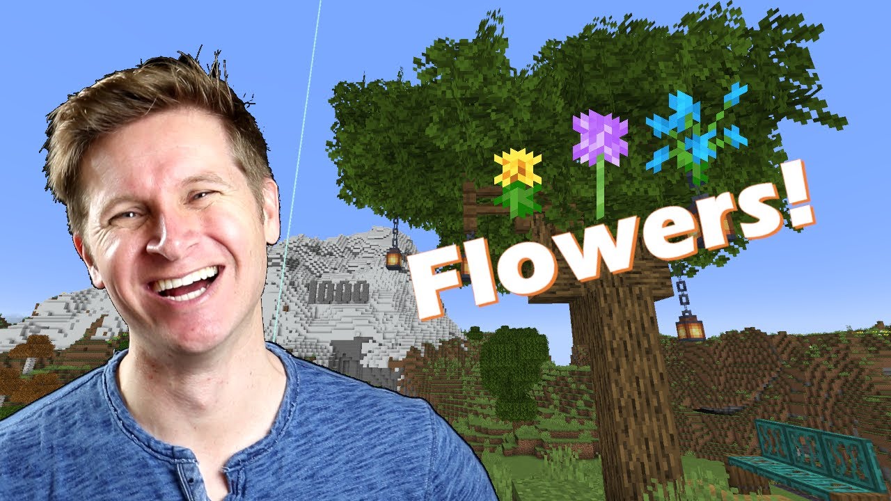 Easy Flower Farms in Minecraft Survival (Java) - YouTube