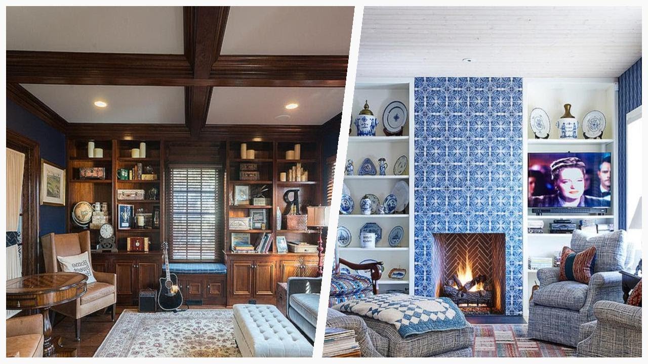 75 Traditional Family Room Design Ideas You'll Love - YouTube