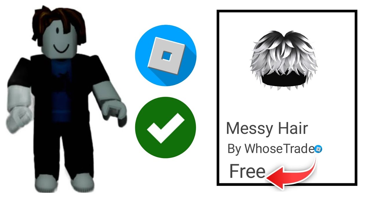 Cara mendapatkan rambut berantakan di Roblox 2025 gratis | Rambut ...