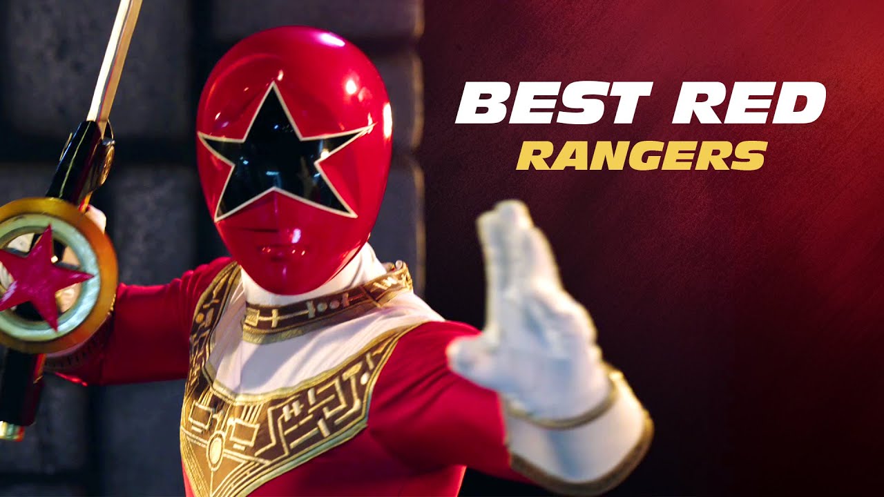 Top RED rangers from Power Rangers - YouTube