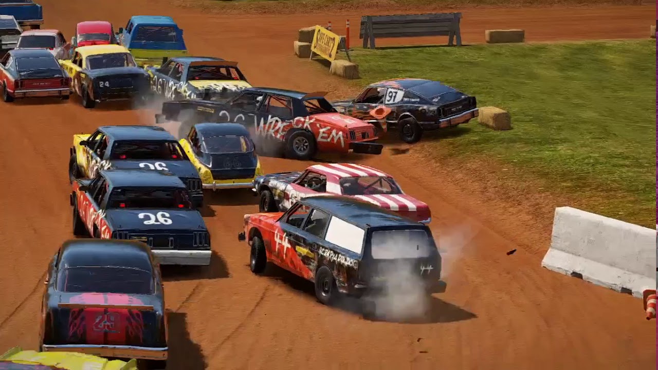 WRECKFEST [Rocket c121 circuito - Bloomfield Speedway forma de 8 ...