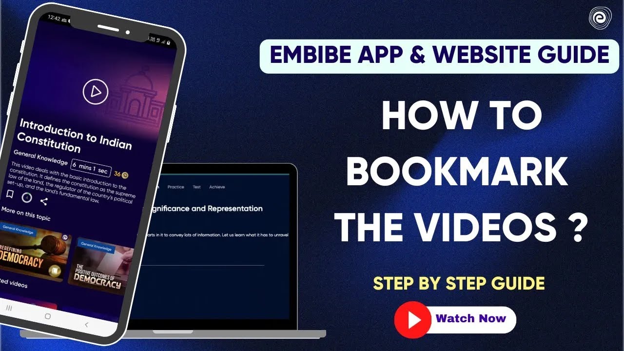 How to bookmark videos on the Embibe App? | Embibe - YouTube