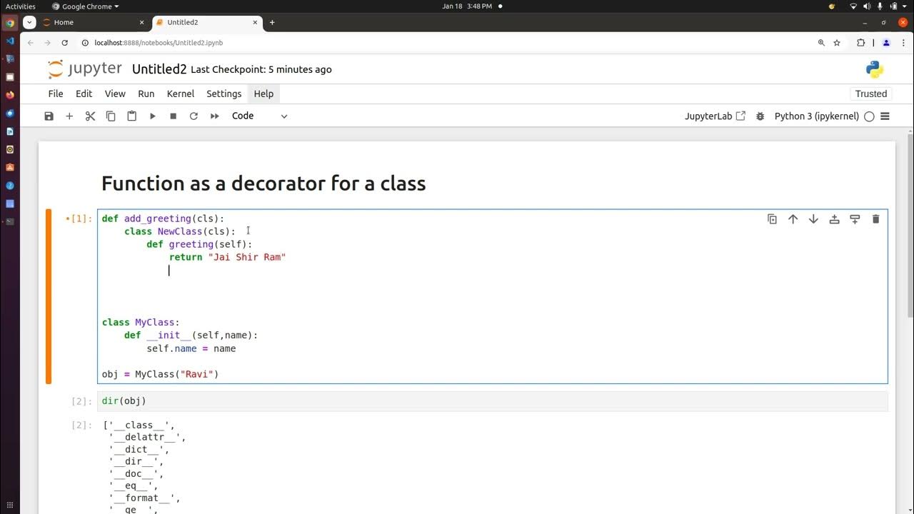 Using Functions as Decorators for Classes in Python - YouTube