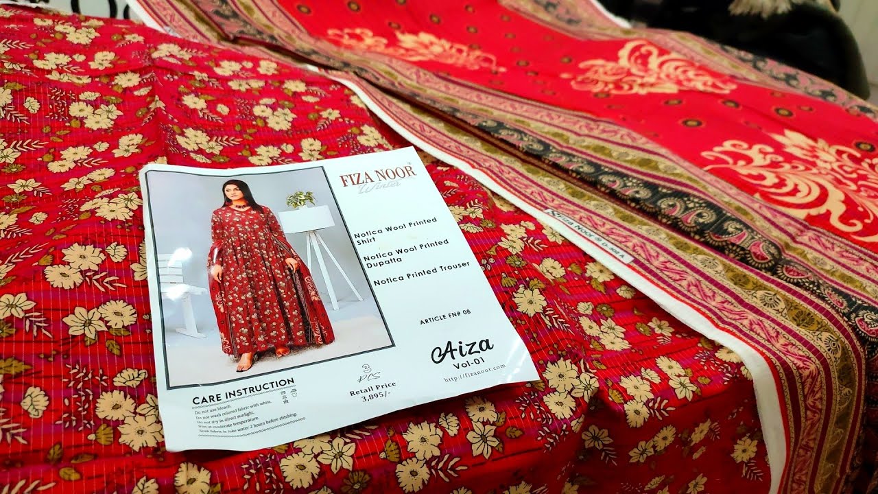 Fiza Noor Notica Linen Restocked With Heavy Discount!! Aiza Vol 1 ...