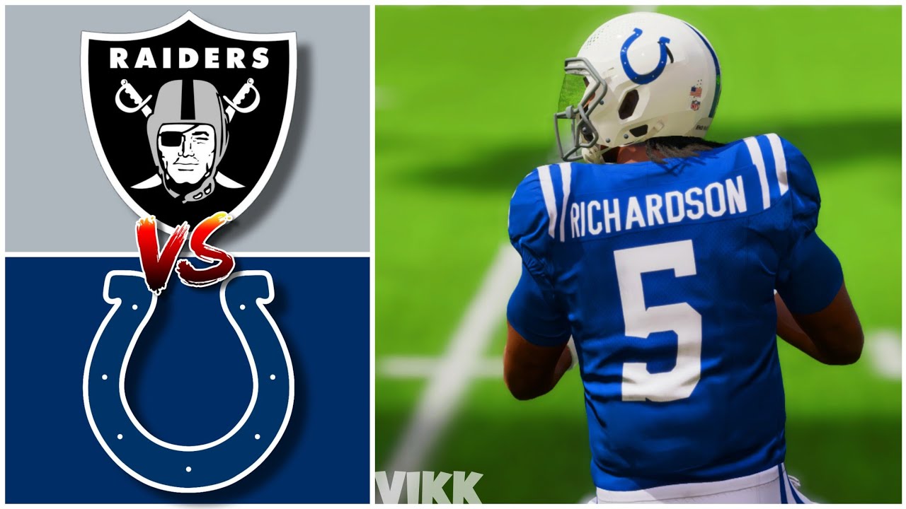 Raiders vs Colts Simulation (Madden 24 Updated Rosters) - YouTube