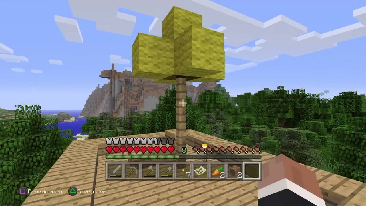 Minecraft # 4 de gele parasol - YouTube