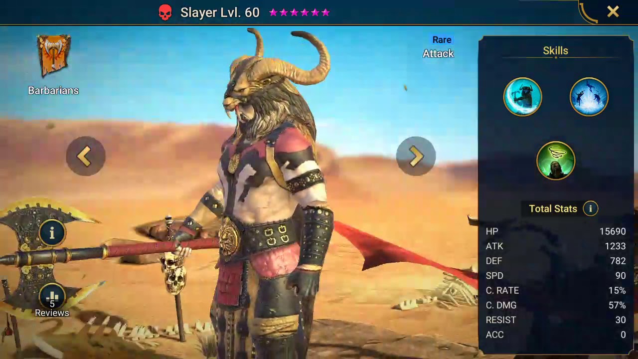 Raid Shadow Legends. Slayer . Rare - YouTube