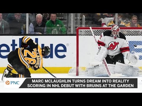 Marc McLaughlin On Bruins Debut And Goal, 'I Lived That Moment 100 ...