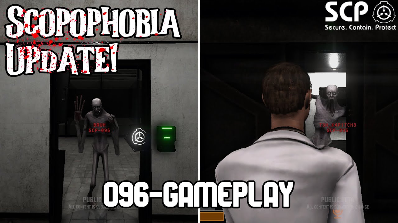 Playing As SCP-096 In The New Scopophobia Update! - YouTube