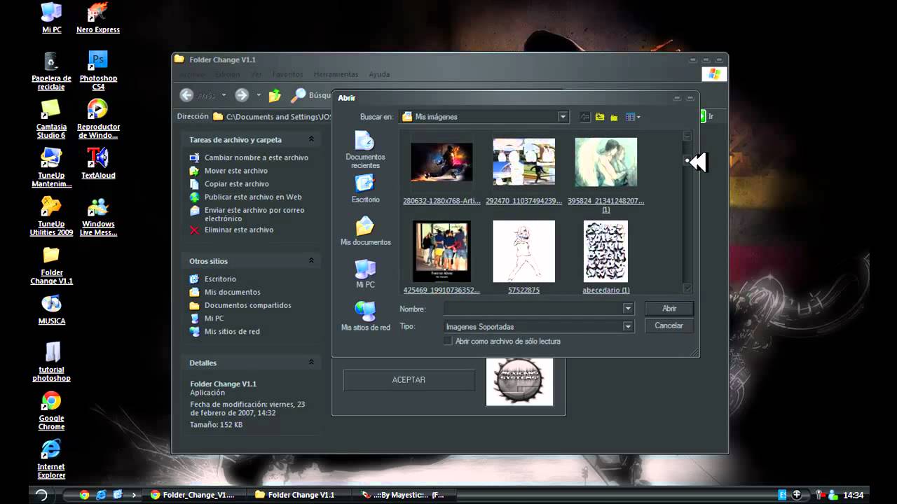 tutorial descargar Folder Change V1 - YouTube