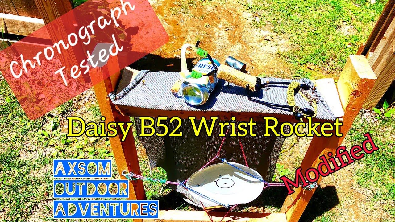 Modified Wrist Rocket Chronograph Tested #slingshots #slingshotshooting ...