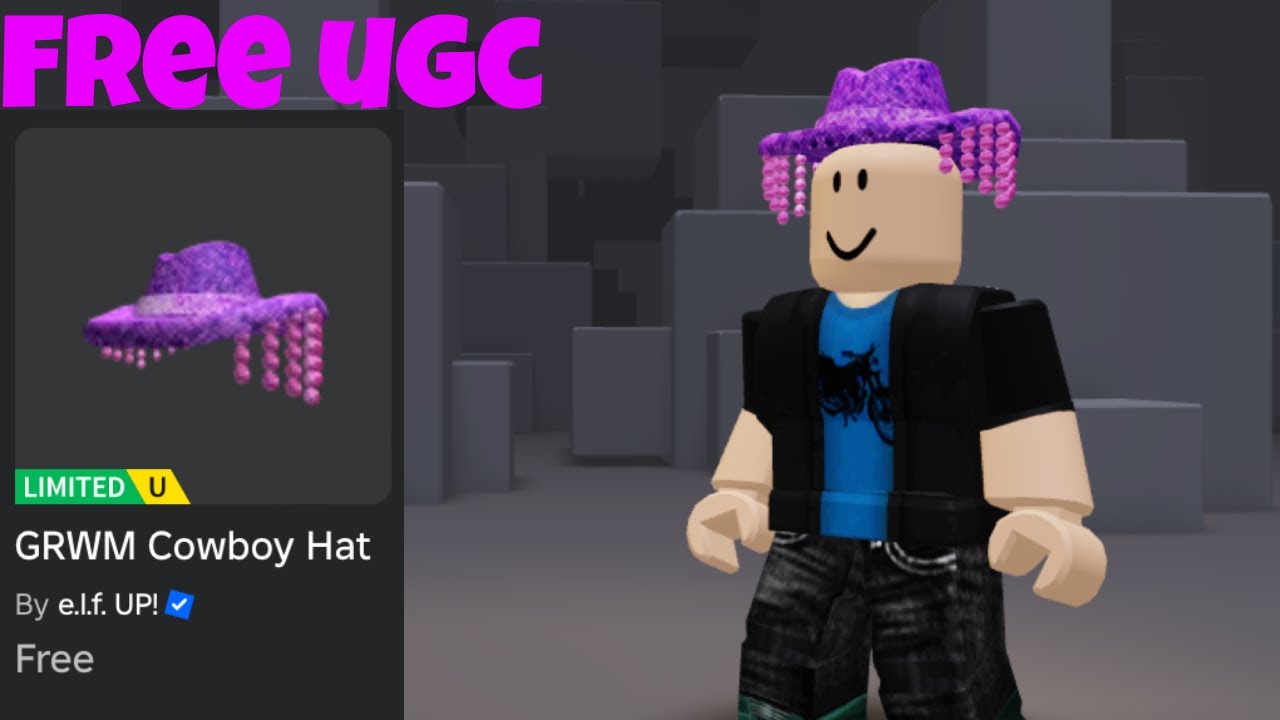 Free UGC Limited! How To Get GRWM Cowboy Hat in e.l.f UP! Tycoon ...