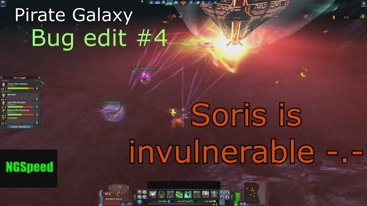 Pirate Galaxy - Bug edit #4 - Soris is invulnerable - YouTube