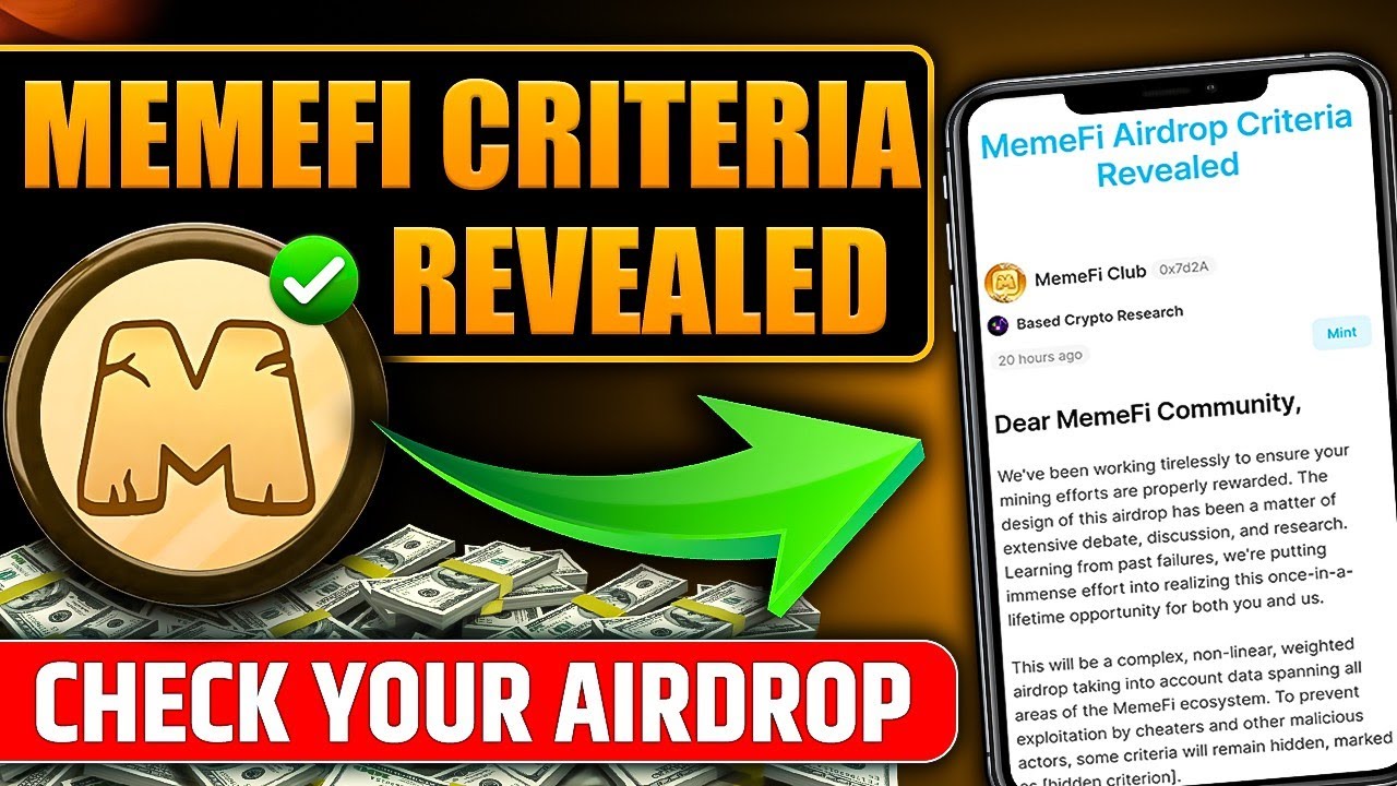 Memefi Airdrop Final Criteria 🪂 | Memefi Airdrop Withdrawal 📌 - YouTube