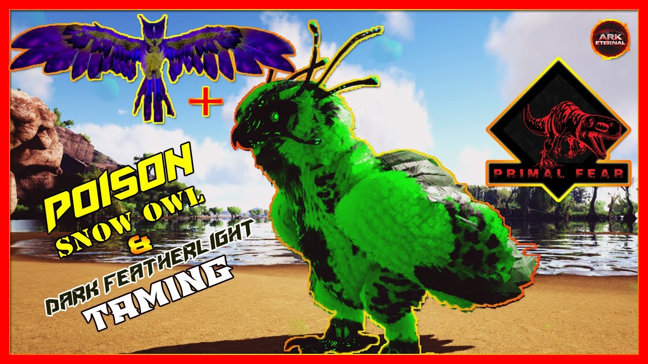 Taming Poison Snow Owl & Dark FeatherLight + Bionic GiGa Boss Fight ...