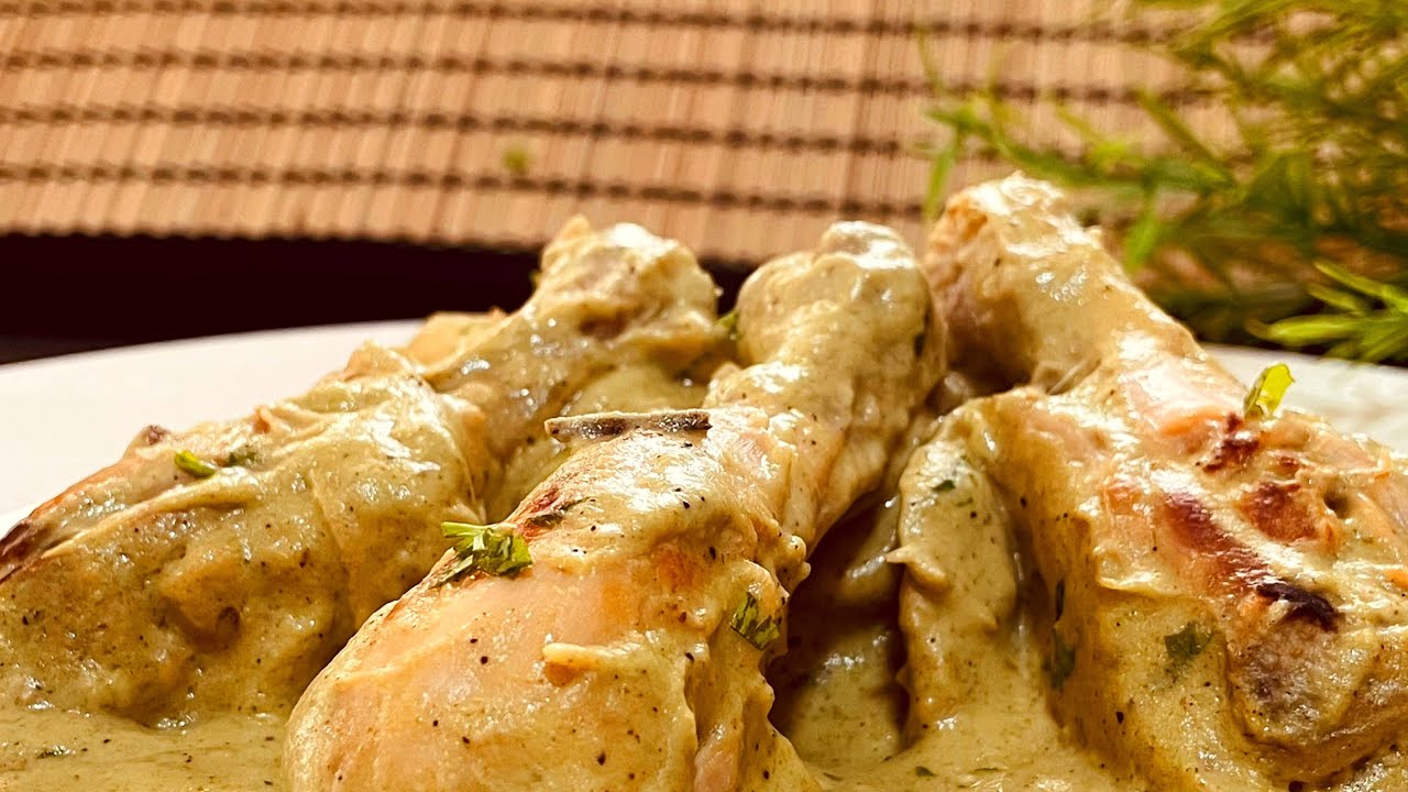 Afghani Chicken || Afghani Chicken Gravy || Chicken Afghani Recipe ...