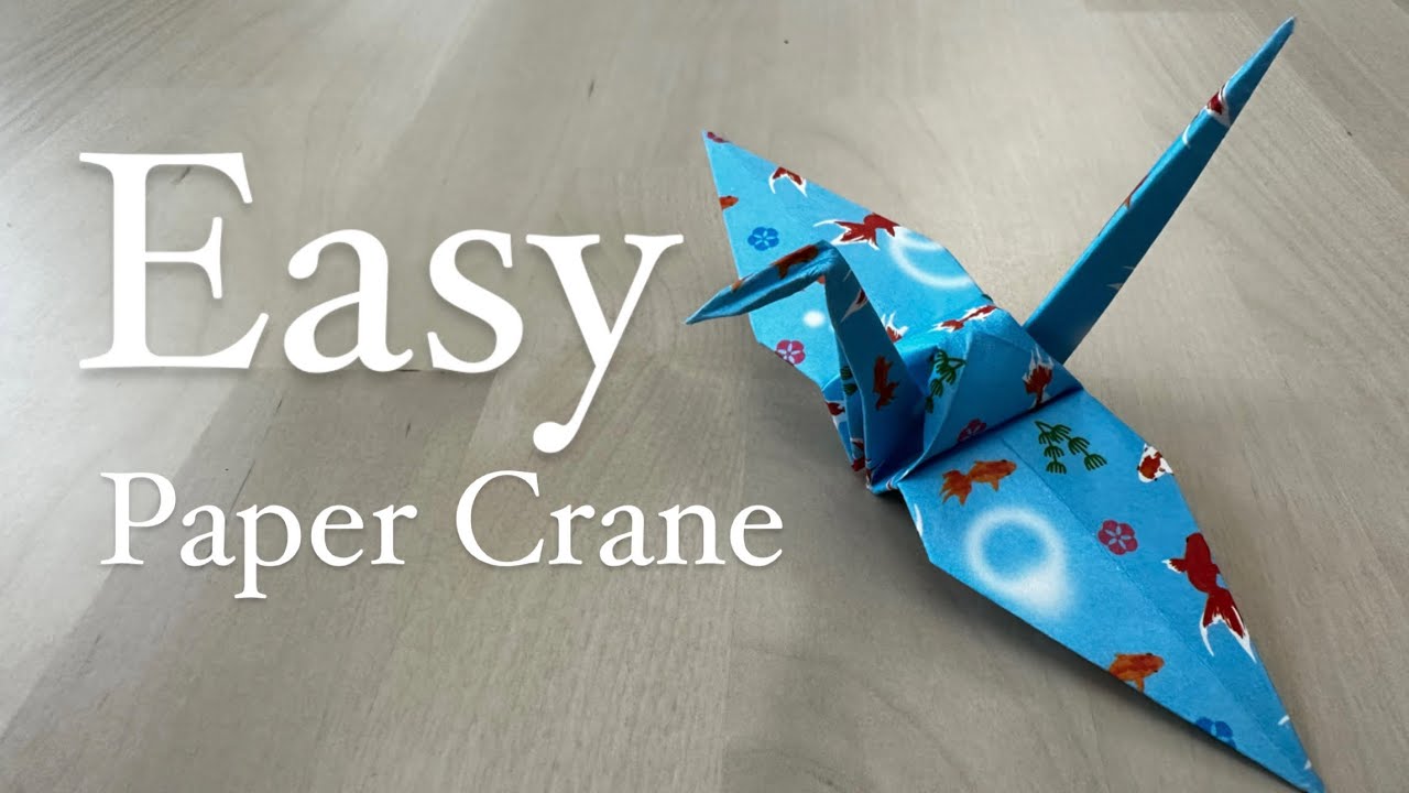 How To Make a Paper Crane - Origami Crane Step by Step - Easy Tutorial ...